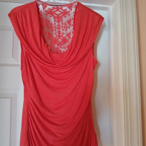 None | Tops | Coral Sleeveless Top | Poshmark